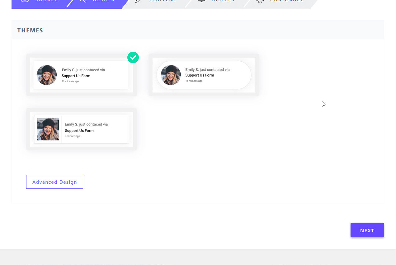 Contact Form Submission Alert,Contact Form 7,NotificationX