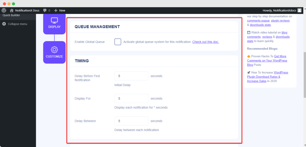 How to Show WordPress Comment In Popup alert using NotificationX? - NotificationX