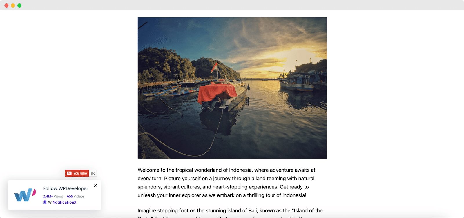 How To Display YouTube Video Activities Popups With NotificationX ...
