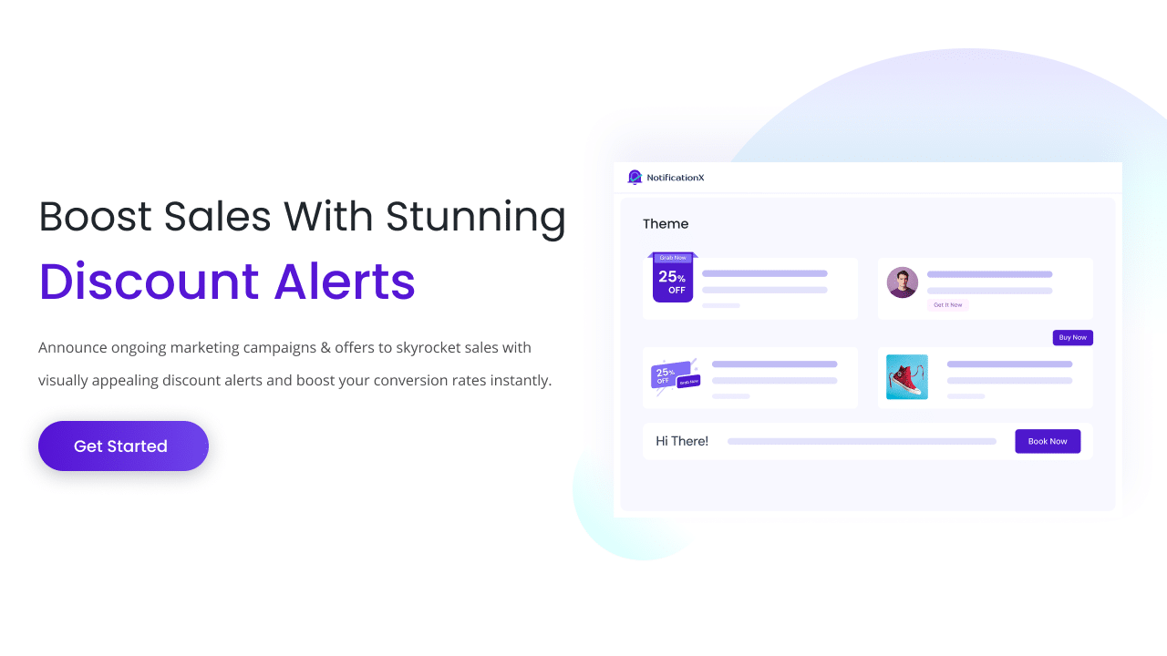 Discount Alerts | Display Ongoing Marketing Campaigns To Boost Sales