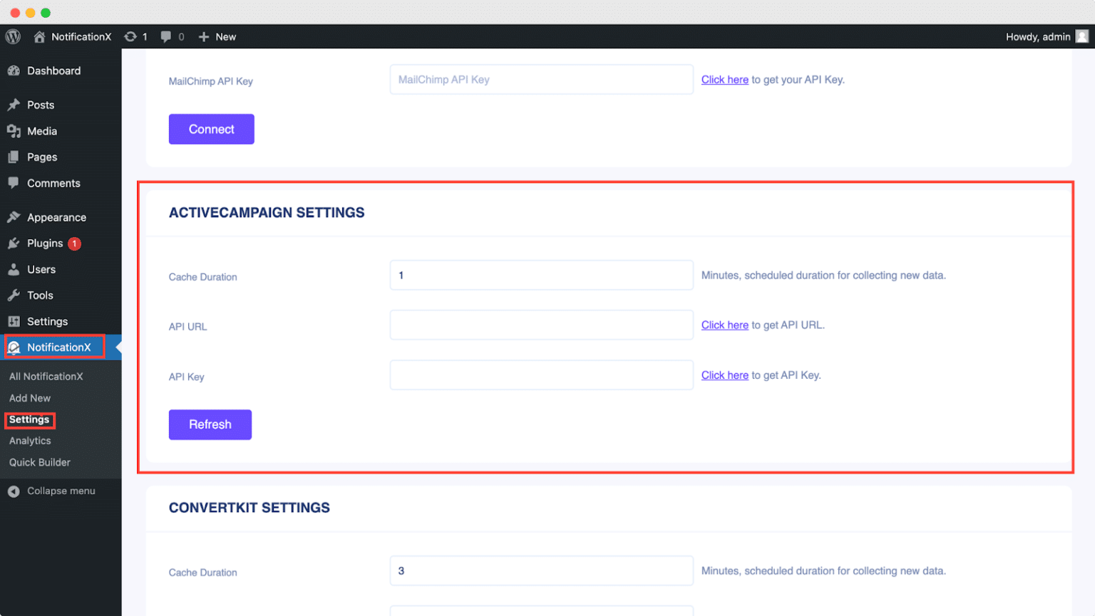 How To Show ActiveCampaign Email Subscription Alert Using NotificationX - NotificationX