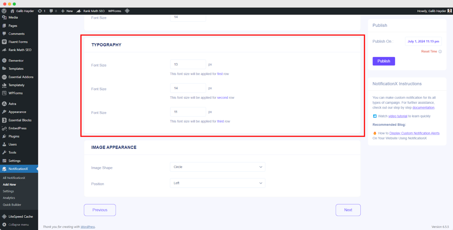 How To Create Custom Notification With NotificationX? - NotificationX